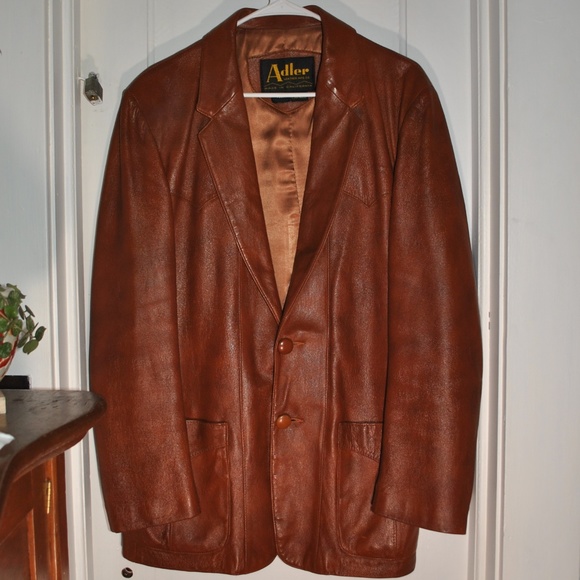 Adler | Jackets & Coats | Vintage Adler 0 Cabretta Leather Jacket ...